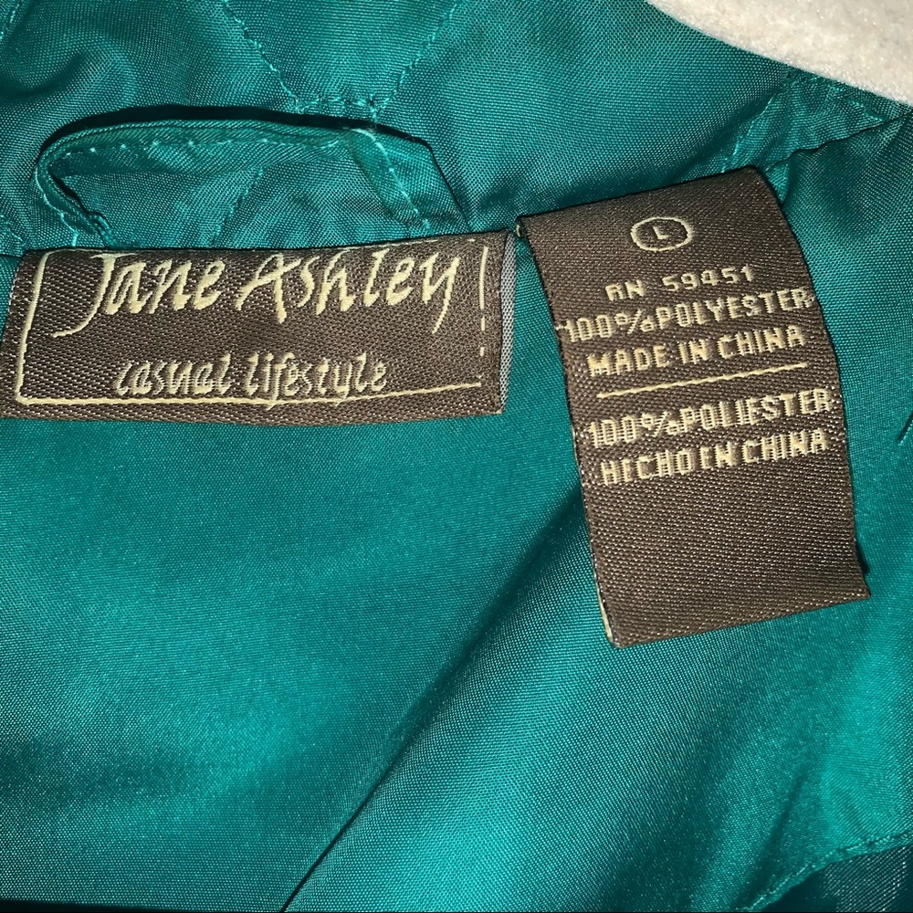 Jane Ashley Teal Quilted Coat - Gem